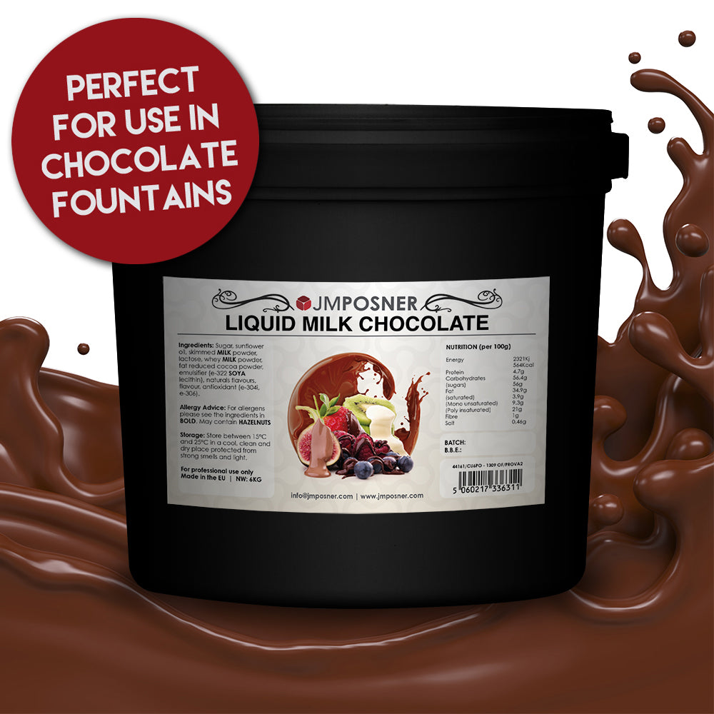 LIQUID MILK CHOCOLATE SAUCE - 6KG – jmposner.uae